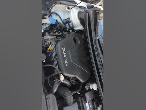 kia ceed jd 1.6 gf4g. шум подкапотного пространства.перестуки... - YouTube