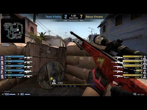 CS:GO POV Demo NaVi S1mple (25/16) vs Vitality (de_mirage) - YouTube