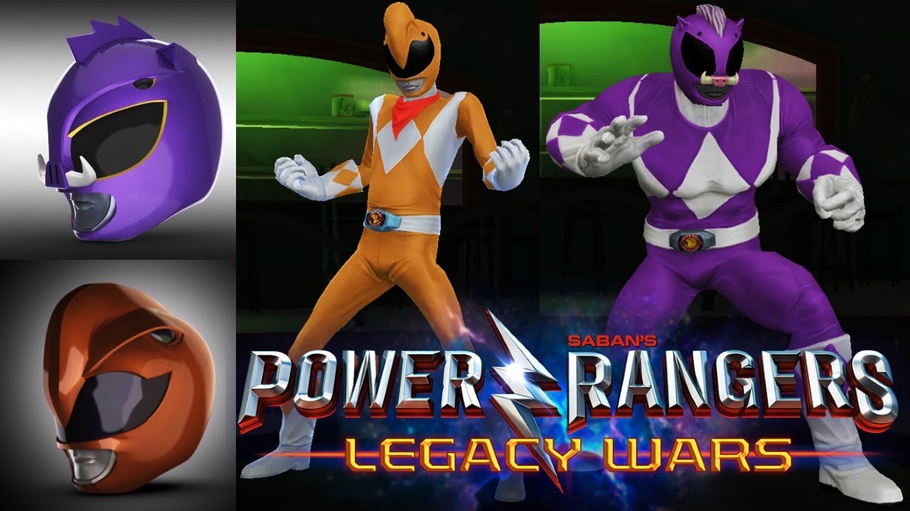 Power Rangers Legacy Wars - Skull Orange Ranger and Bulk Purple Ranger ...