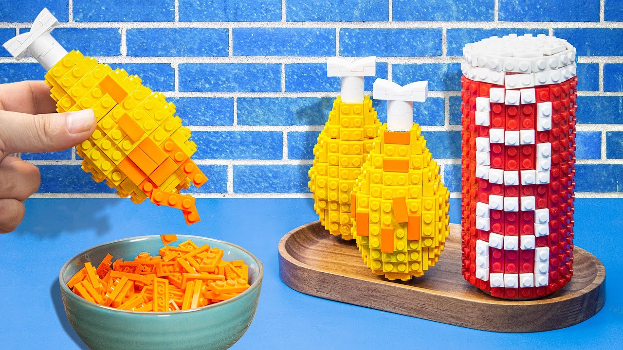 Lego Fast Food: Make The Crispiest Fried Chicken / Stop Motion Cooking ...