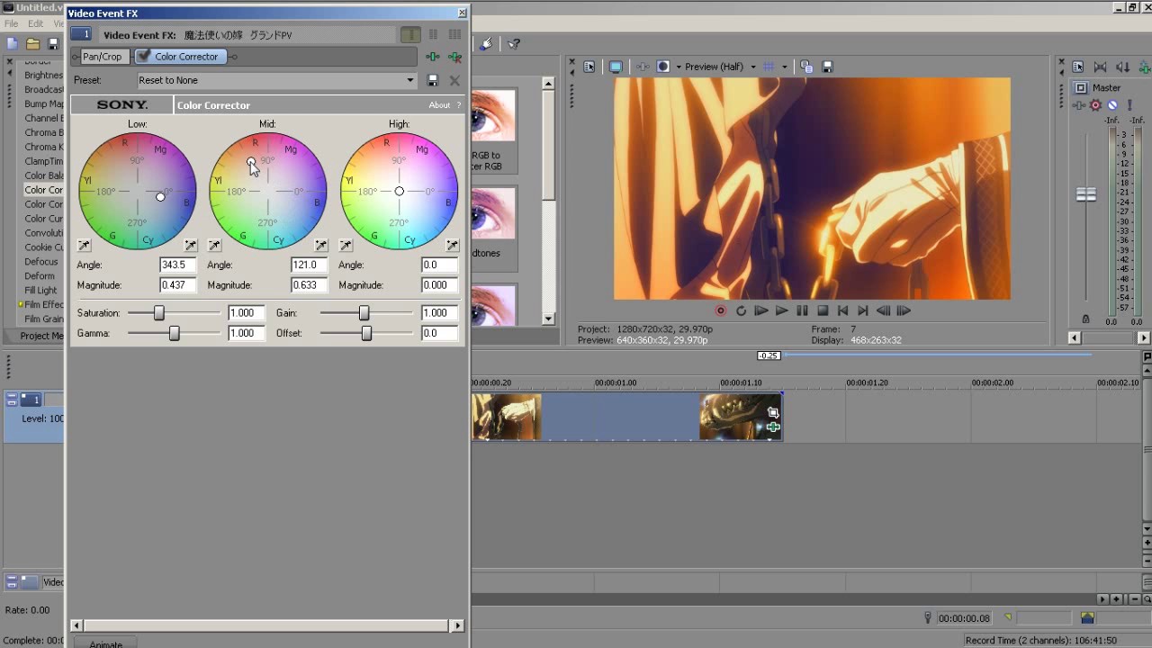[sony vegas pro tutorial] basic coloring with color correction - YouTube