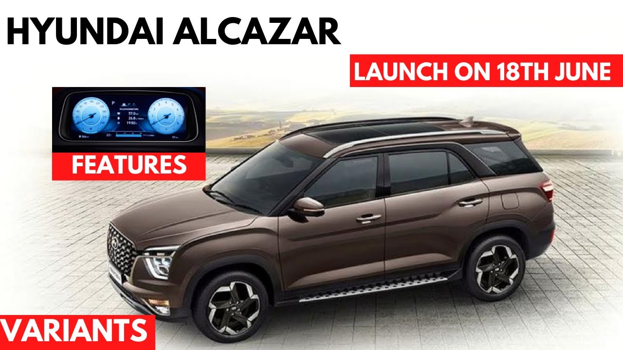 Hyundai Alcazar Variants & Colour Options Leaked -Alcazar 2021 ...