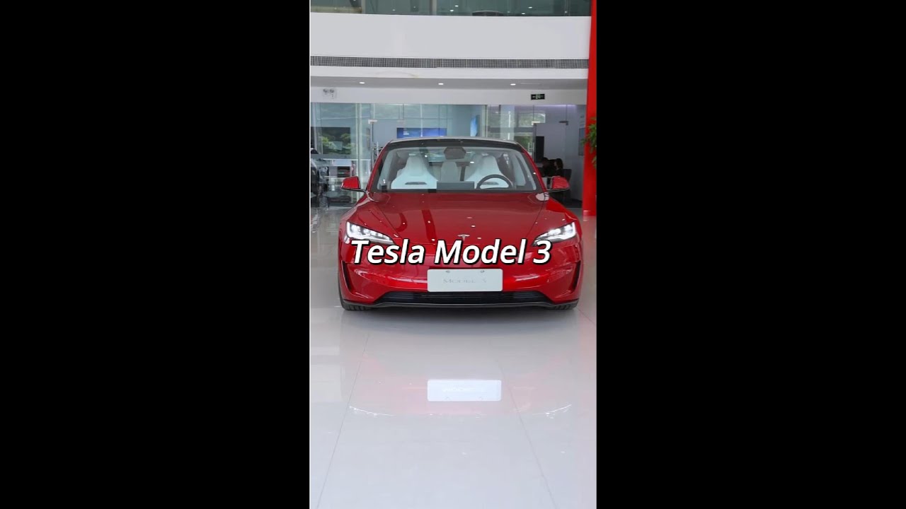 Tesla Model 3 high-performance version with 460 horsepowe #shorts #car ...