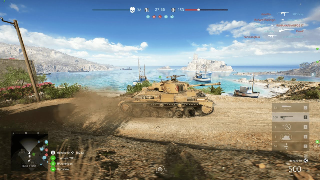 Battlefield V : Conquest Gameplay [Valentine MK VIII - 41 kill] no ...