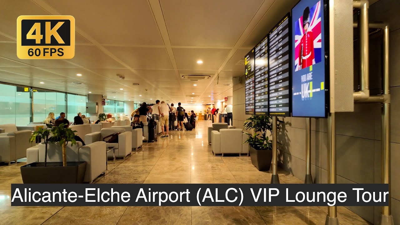 Alicante-Elche Airport (ALC) VIP Lounge Tour | Exclusive Airport Lounge ...