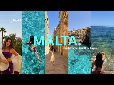 MALTA vlog (Mdina, Blue and Crystal Lagoons, Valletta) 🇲🇹🩵
