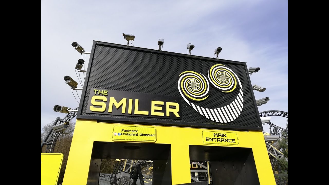Building The Smiler out of Lego Part 1: The Entrance! - YouTube