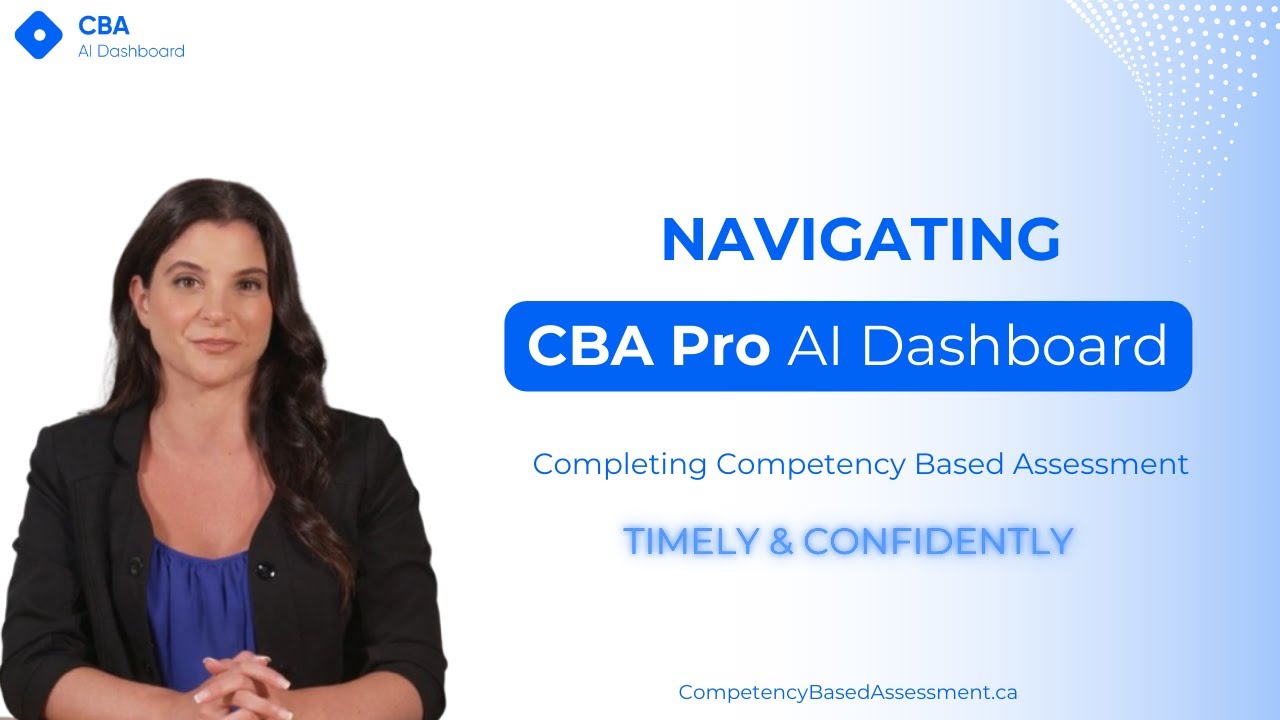 Navigating CBA Pro AI Dashboard Interface - YouTube