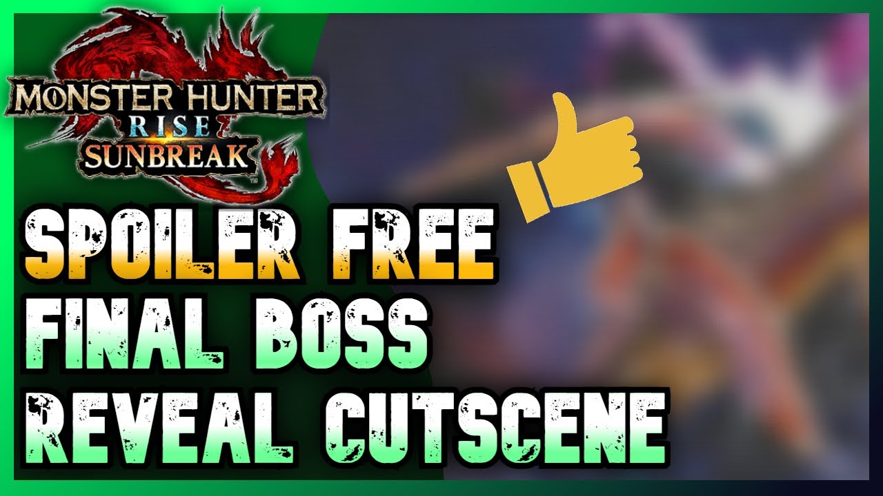 [MHR:Sunbreak] Final boss reveal cutscene but it's spoiler-free. - YouTube