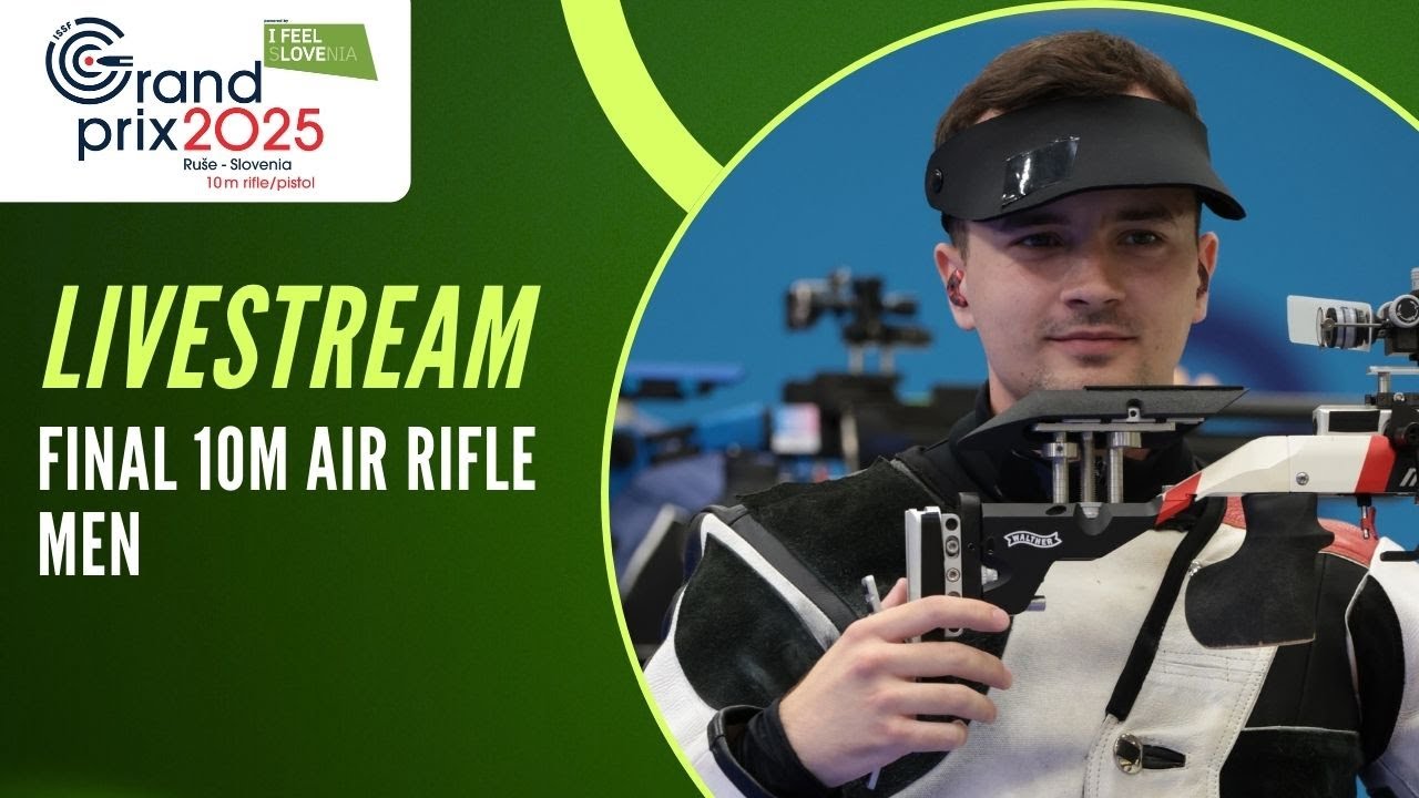 10m Air Rifle Men Final - Ruse (SLO) - ISSF Grand Prix 10m - YouTube