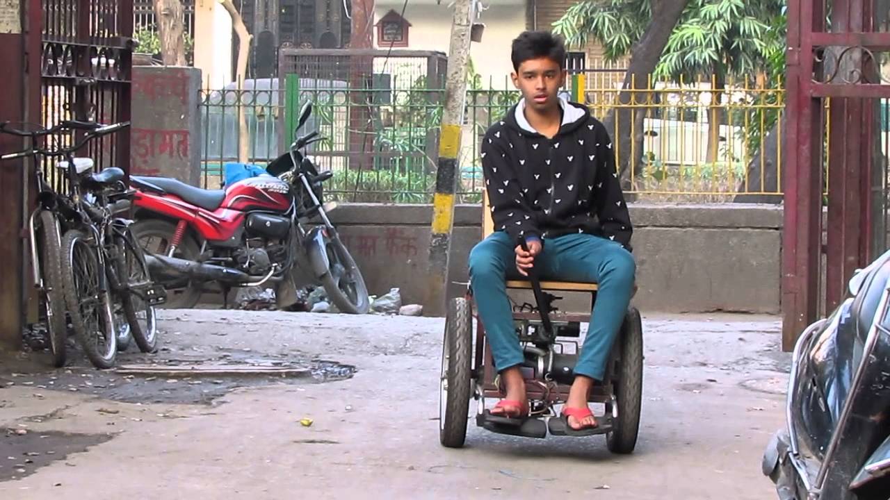 Diy segway testing - YouTube