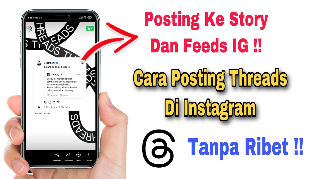Cara Posting Threads Di Instagram - YouTube