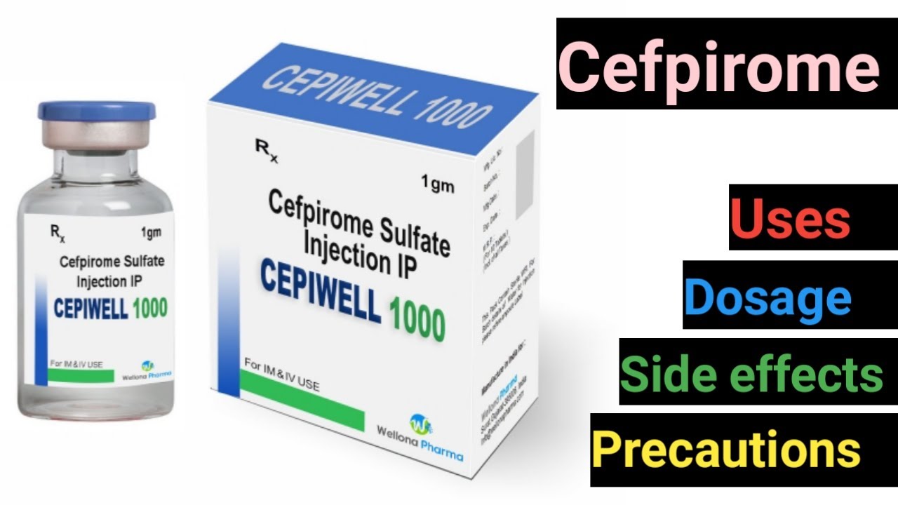 cefpirome sulphate injection ip 1000mg - YouTube