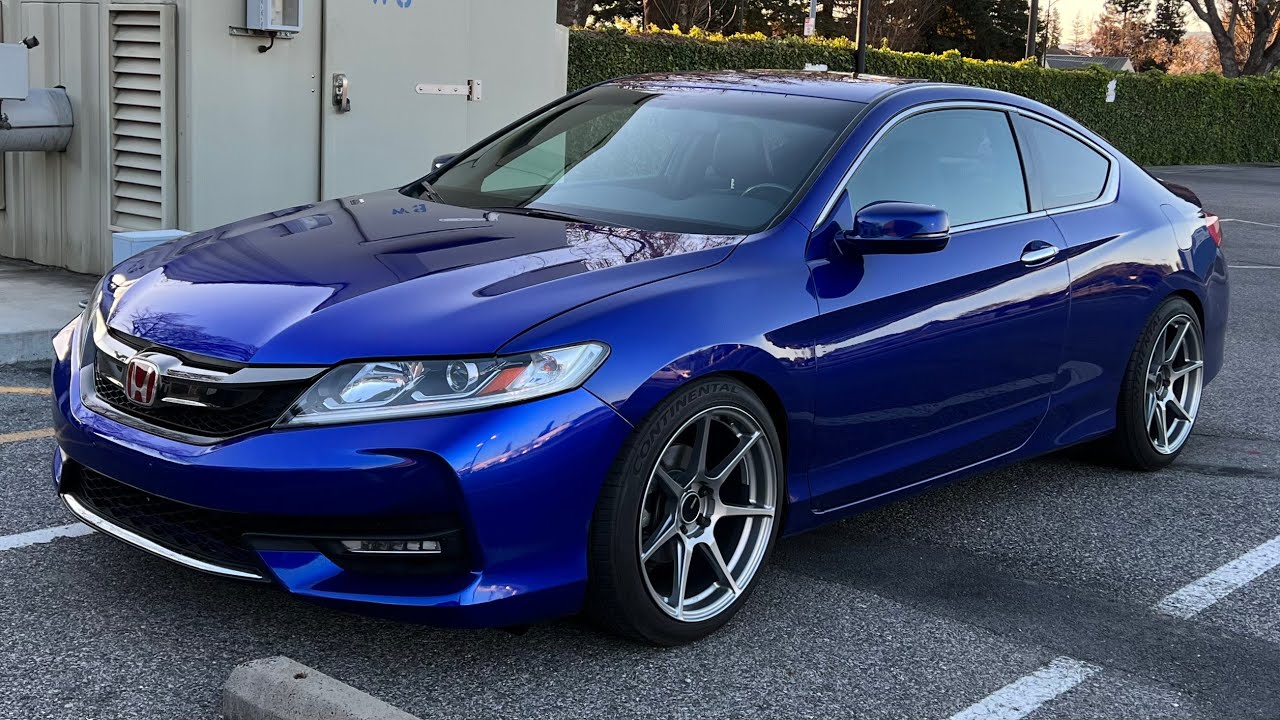 I Got My Dream Car! 2016 Honda Accord Coupe V6 6MT - YouTube