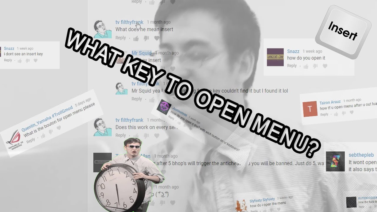 What key to open the menu? - YouTube