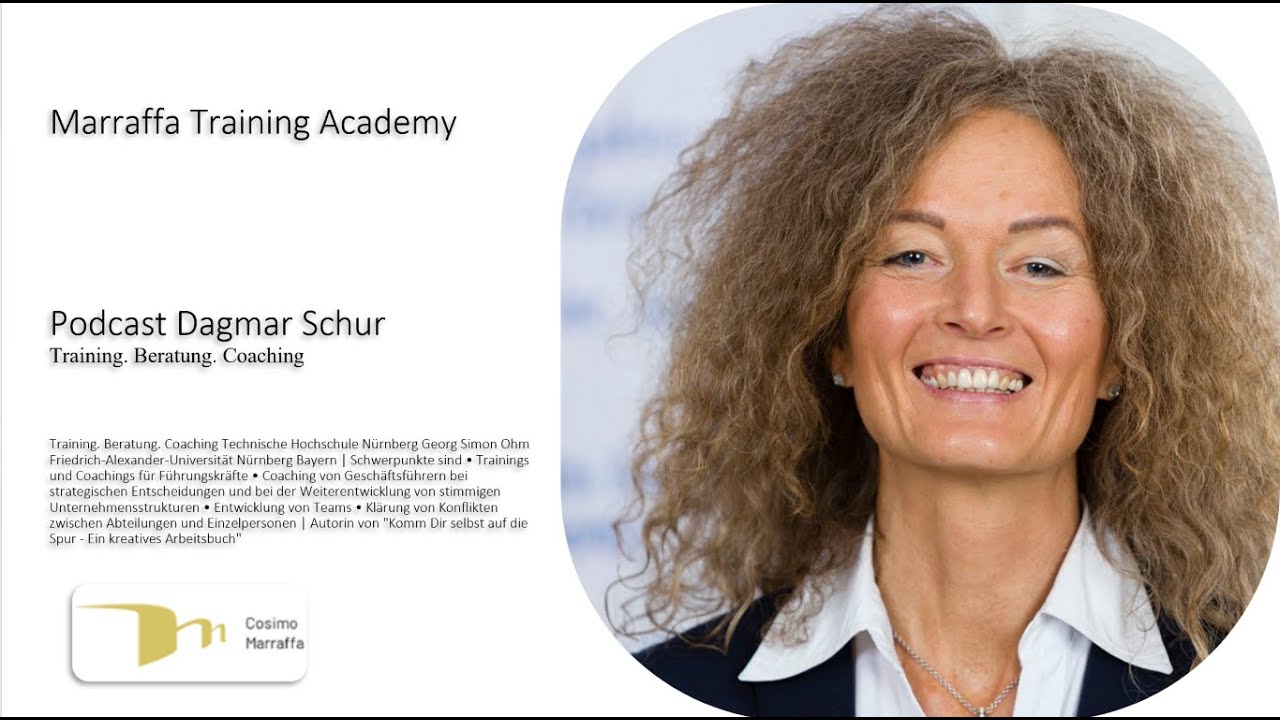Podcast mit Dagmar Schur | Training. Beratung. Coaching - YouTube