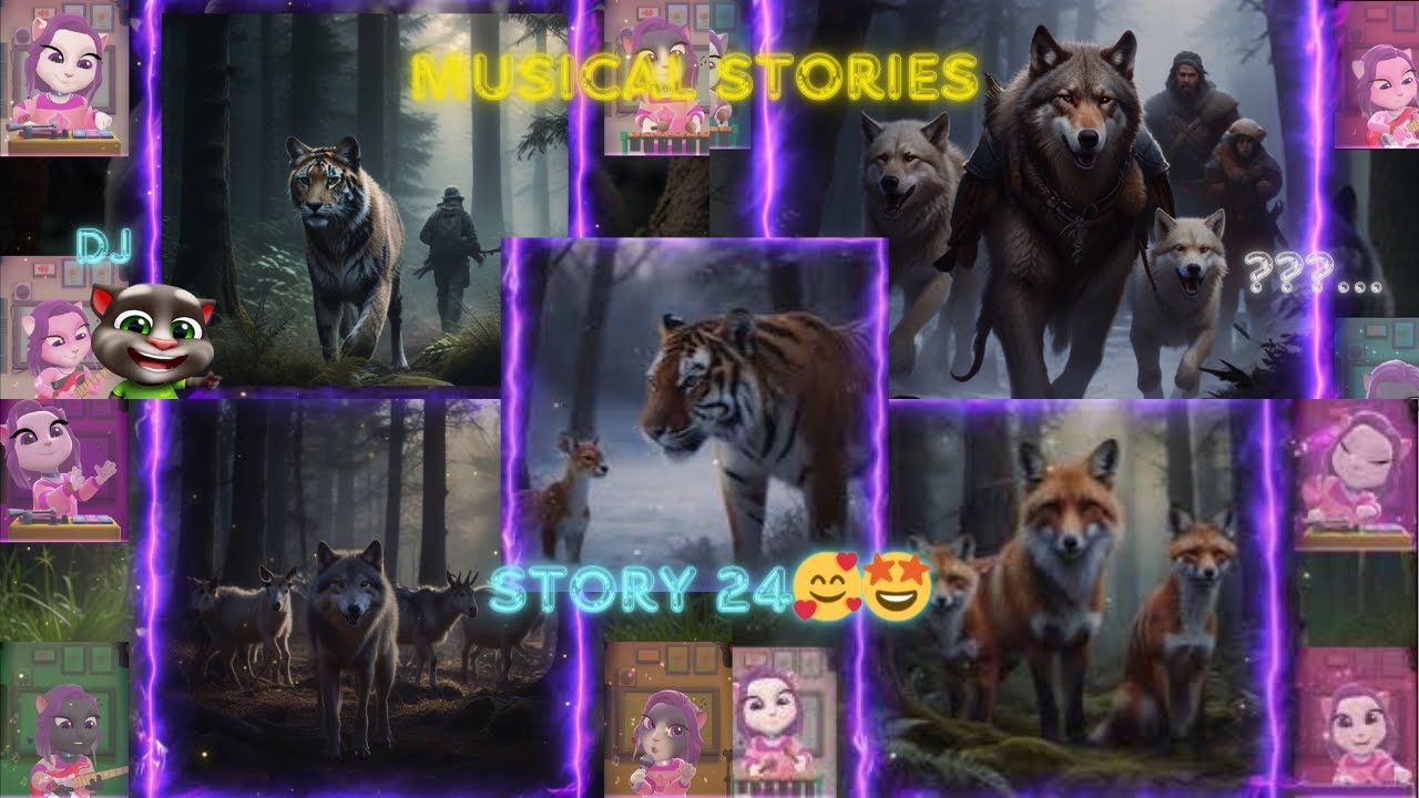 Stories Angela Tiger, Deer and Fox Story 24 #description - YouTube