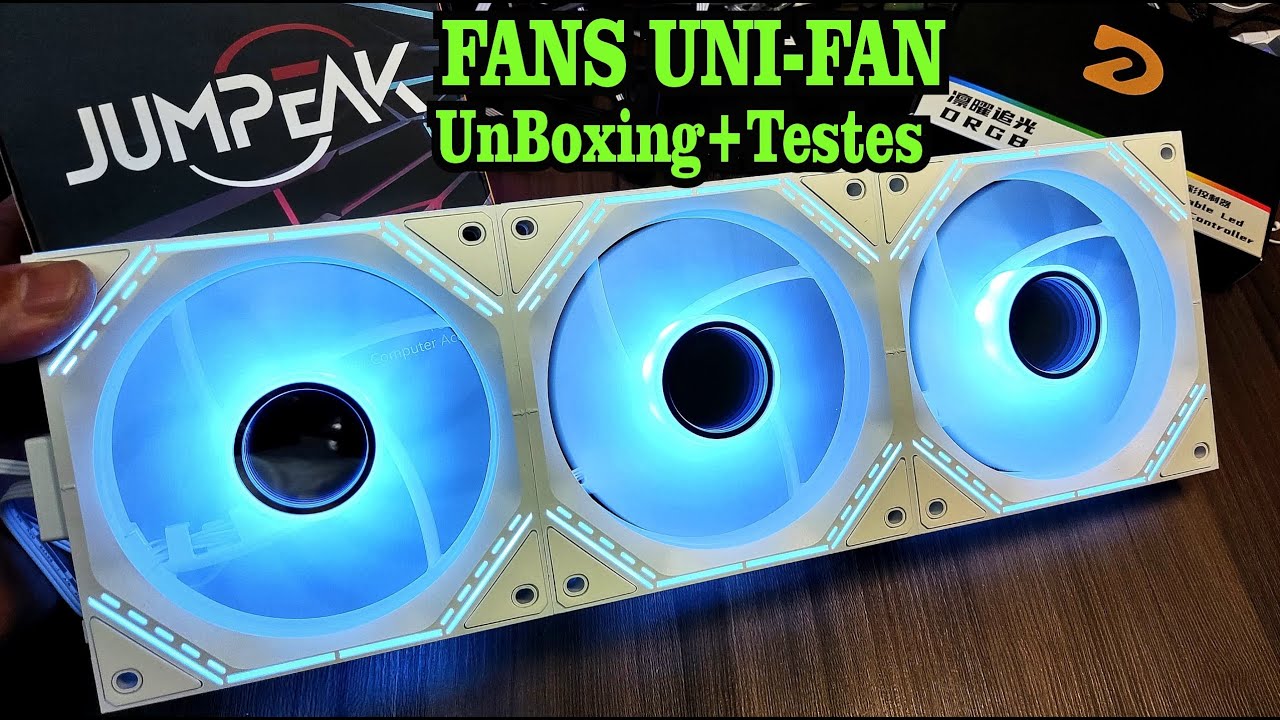 UnBoxing+Reviews fans JUMPEAK MF120 UNI-FAN - YouTube