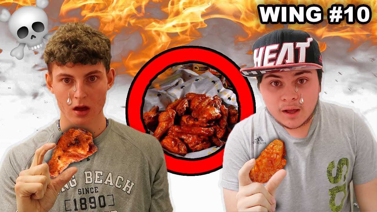Last to Stop Eating WORLD’S HOTTEST WINGS Wins!! $1,000 - YouTube