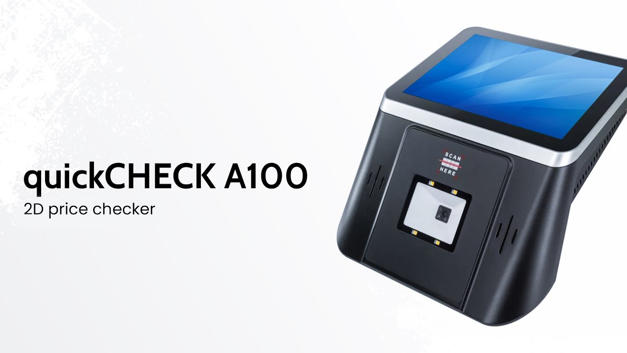 Price Checker with Touch Display 2D, density codes from a greater ...