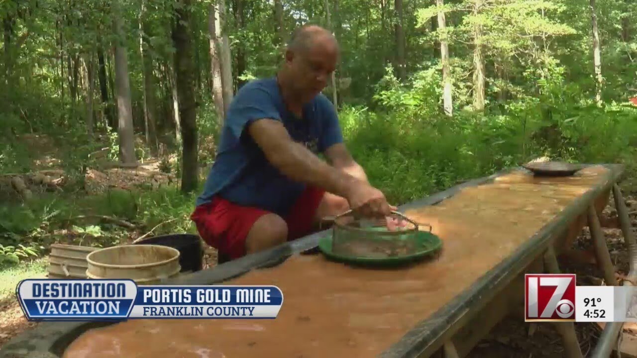Destination Vacation: Portis Gold Mine in Franklin County - YouTube
