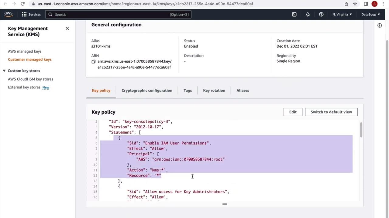 AWS Glue Job Resource Policy Error - YouTube