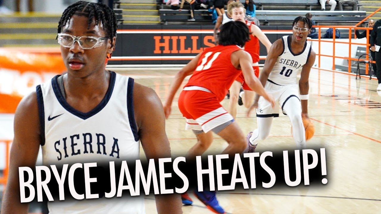 Bryce James Heats Up in Sierra Canyon vs Centennial Semi Final! - YouTube