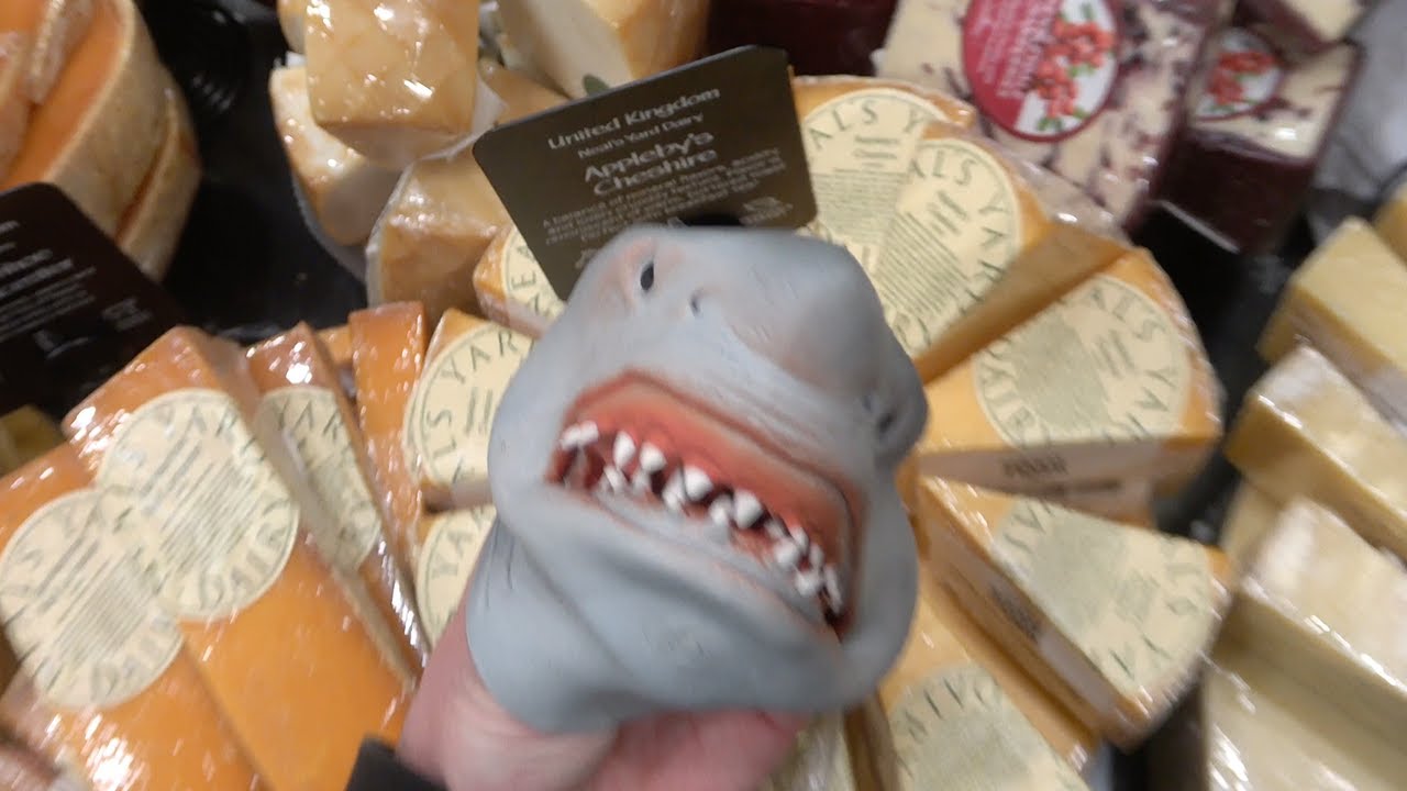 Shark Puppet - Eat Cheese (Official Music Video) - YouTube