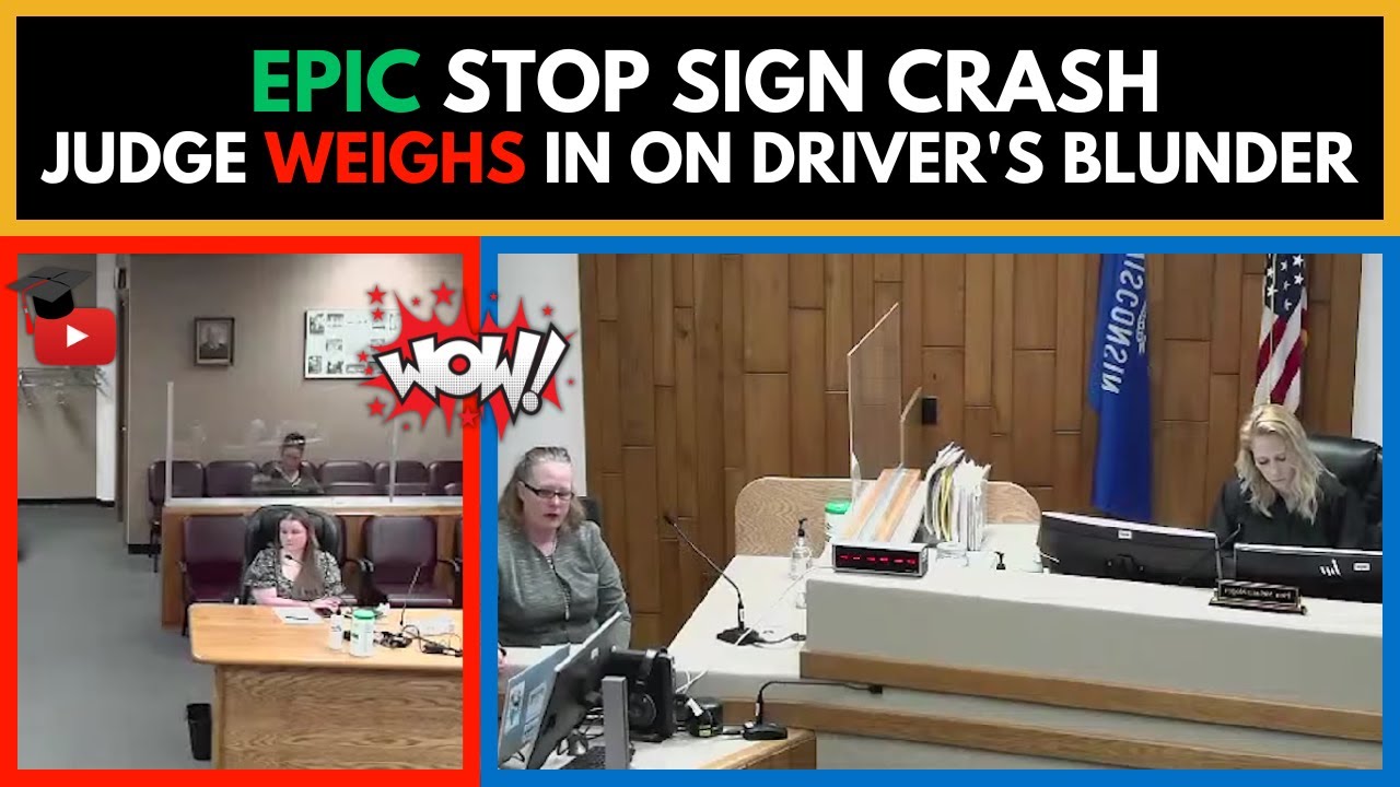 Epic Stop Sign Crash: Judge Mogen Weighs In on Driver’s Blunder - YouTube