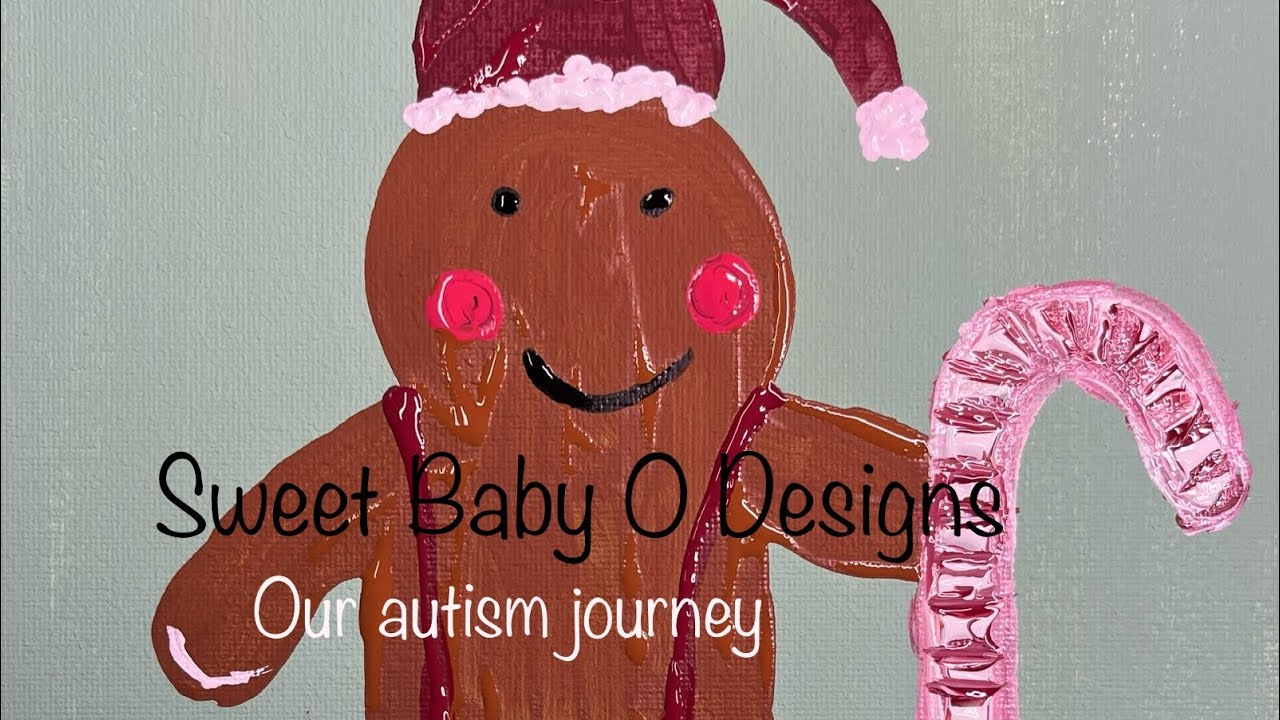 Painting with my autistic son Owen to work on his fine motor skills by ...