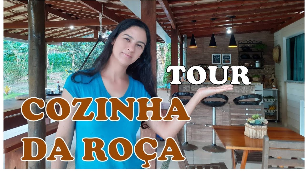 TOUR pela cozinha da roça- Área Gourmet - YouTube