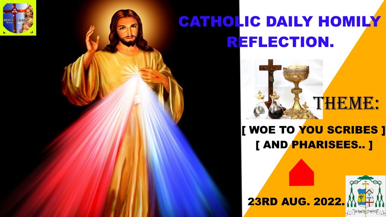 Catholic daily homily reflection for today [ Woe to you Scribes and ...