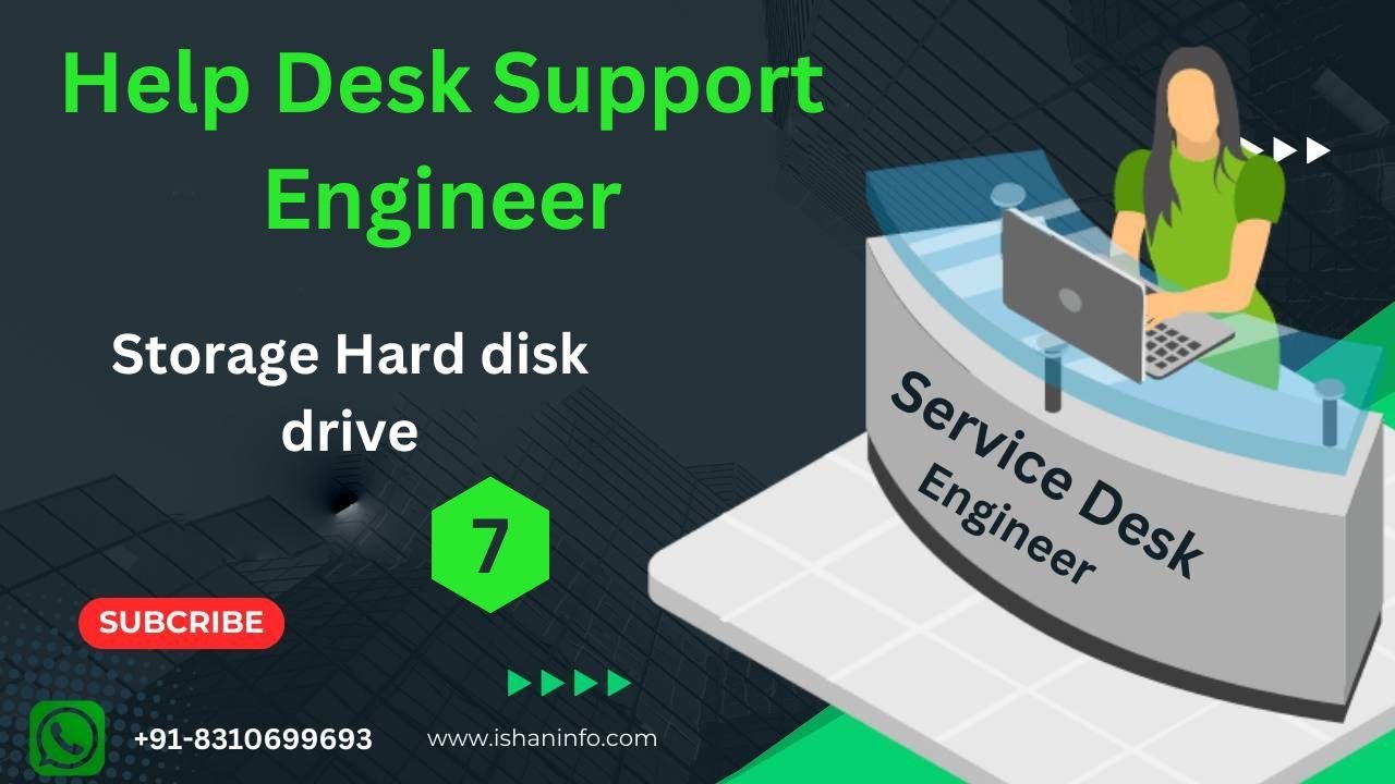 Class- 7| Helpdesk Support | Service Desk Eng | Hard Disk I HDD ...