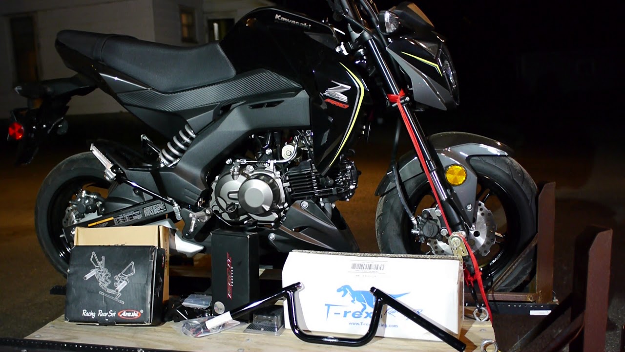 Kawasaki Z125 build intro - YouTube