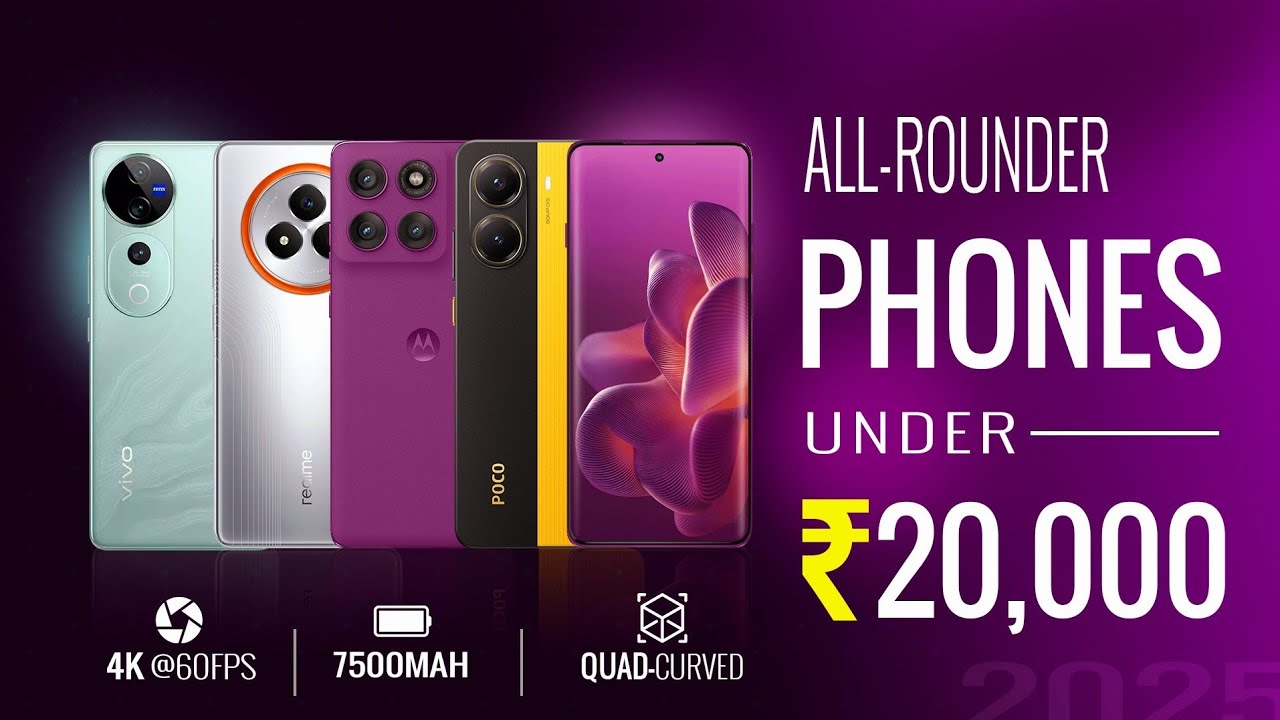 144Hz Curved Display| BEST PHONES UNDER 20,000 in 2025| IP69| 12GB Ram ...