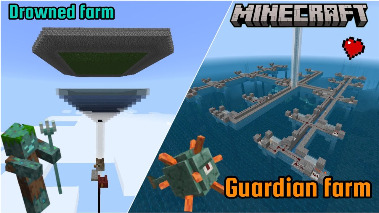 I Built an INSANE Guardian farm in Minecraft | Minecraft survival tamil ...