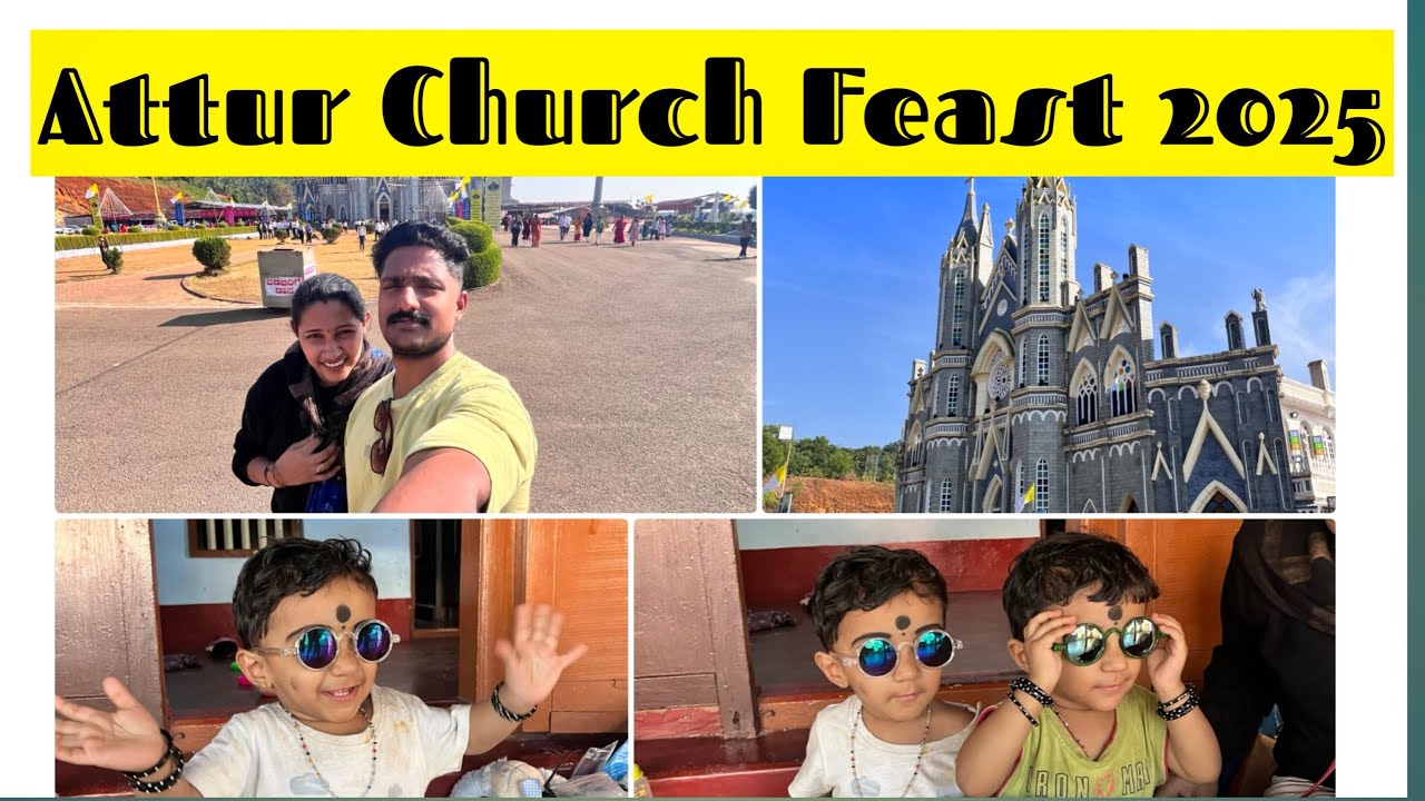 Attur Church Feast😍 || Attur saanthmari🎉 ||Aayushi Aarushig Wa kushi😍🤣🤣 ...