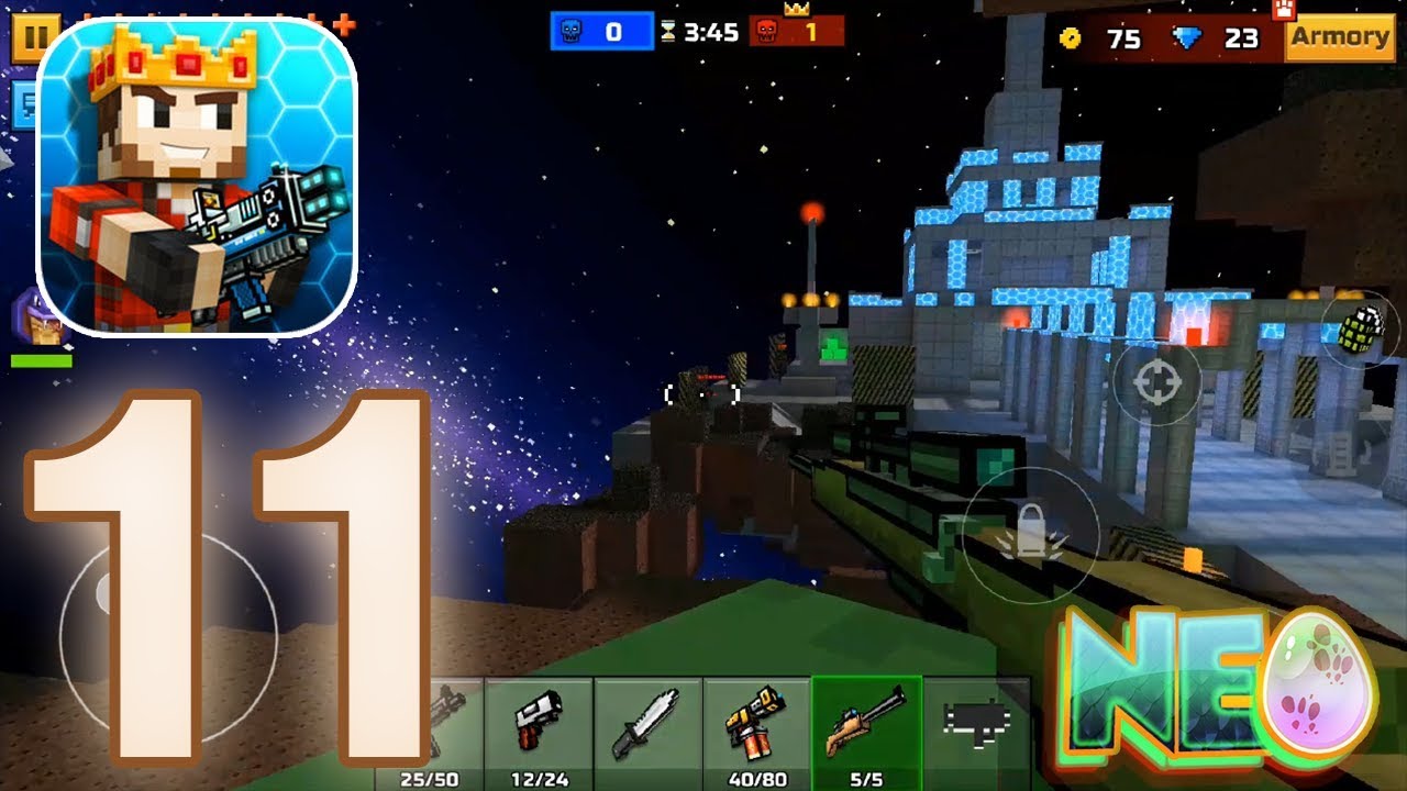 Pixel Gun 3D: Gameplay Walkthrough Part 11 - Multiplayer Battle! (iOS ...
