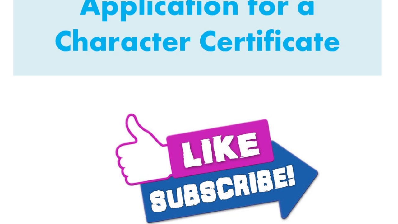 Application For A Character Certificate In Urdu Hindi YouTube Application For A Character Certificate In Urdu Hindi YouTube