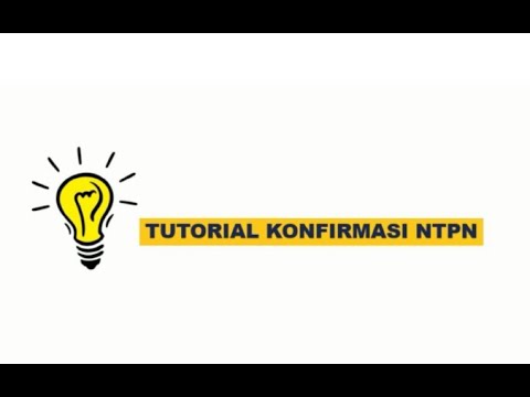 Tutorial Konfirmasi NTPN - YouTube