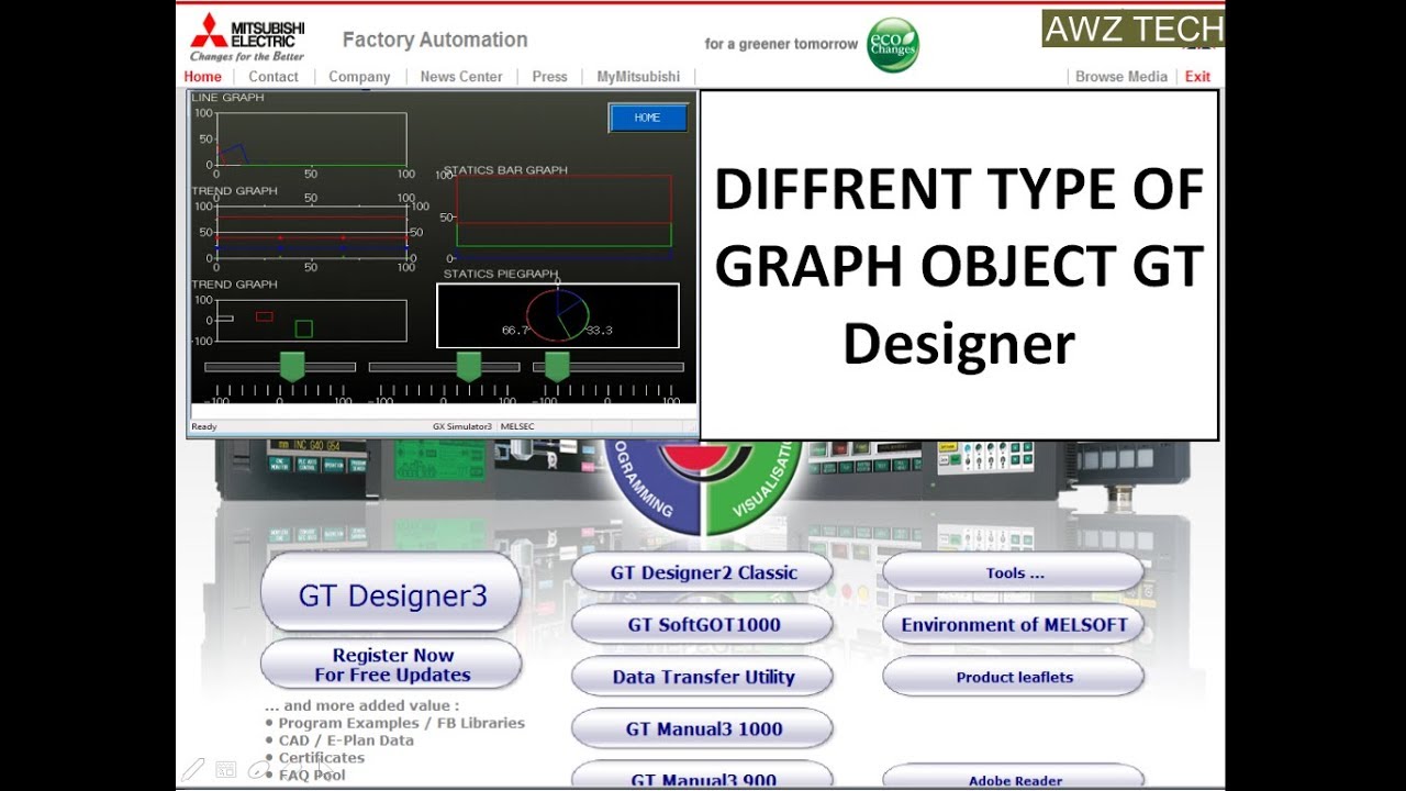 GRAPH OBJECT GT Designer - YouTube