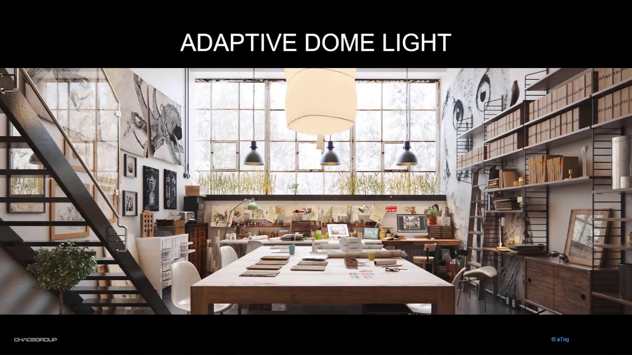 Adaptive Dome Light en V-Ray Next - YouTube