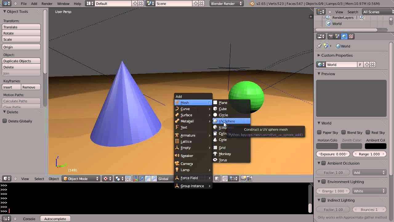Blender Tutorial Easy Modeling Of Basic Objects From Existing Objects blender-tutorial-easy-modeling-of-basic-objects-from-existing-objects