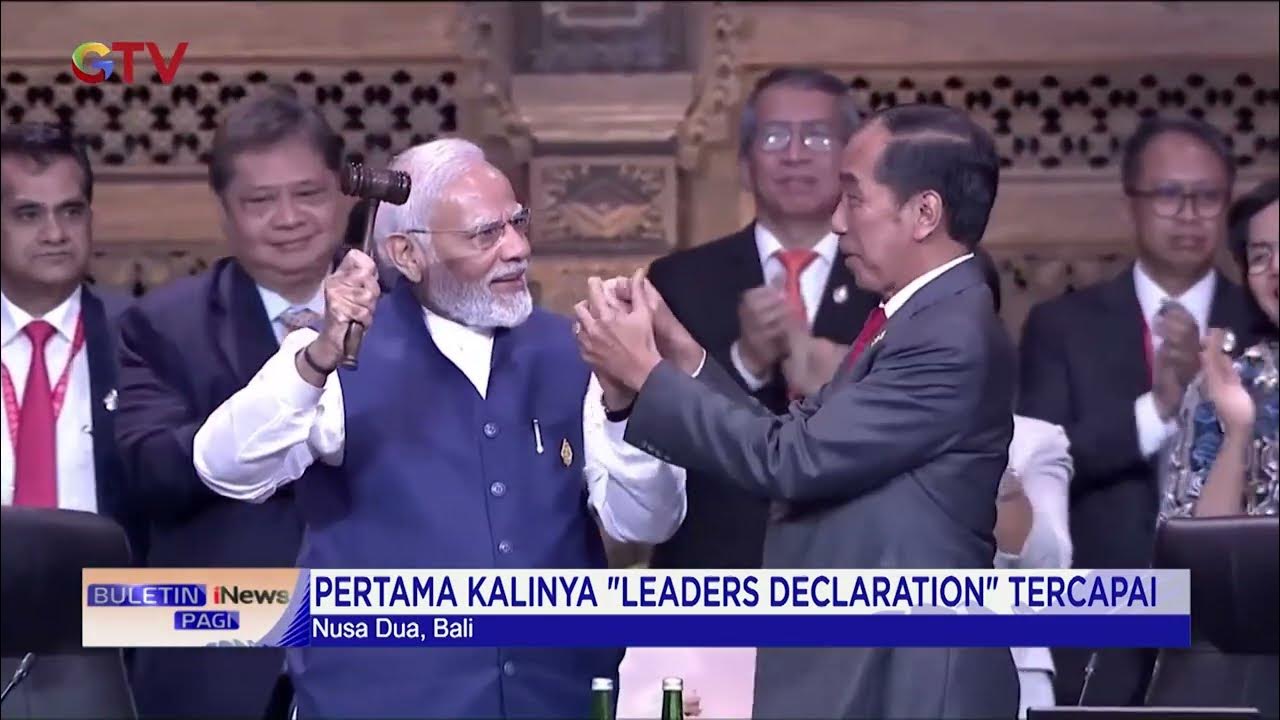 Pertama Kalinya 'Leaders Declaration' Tercapai, Indonesia Sukses Gelar KTT G20 #BuletiniNewsPagi ...