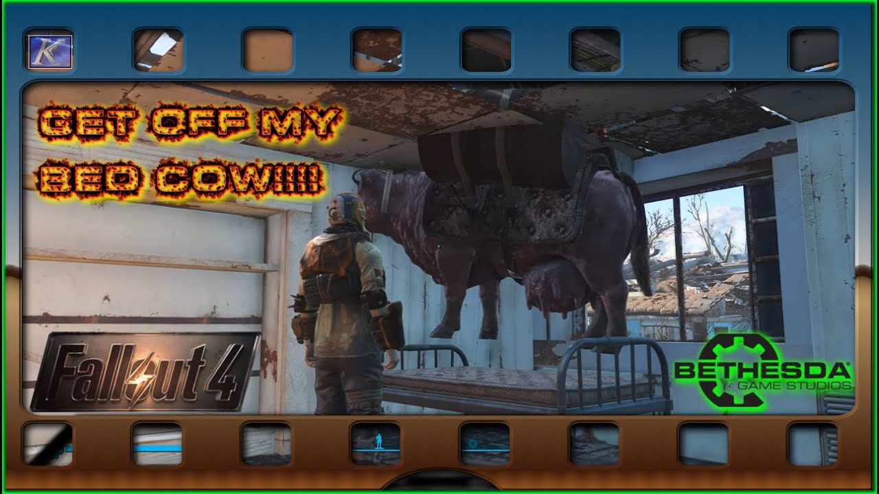 Fallout 4 ~ Prowler's Story S156 "Get Off My Bed COW!!!" - YouTube