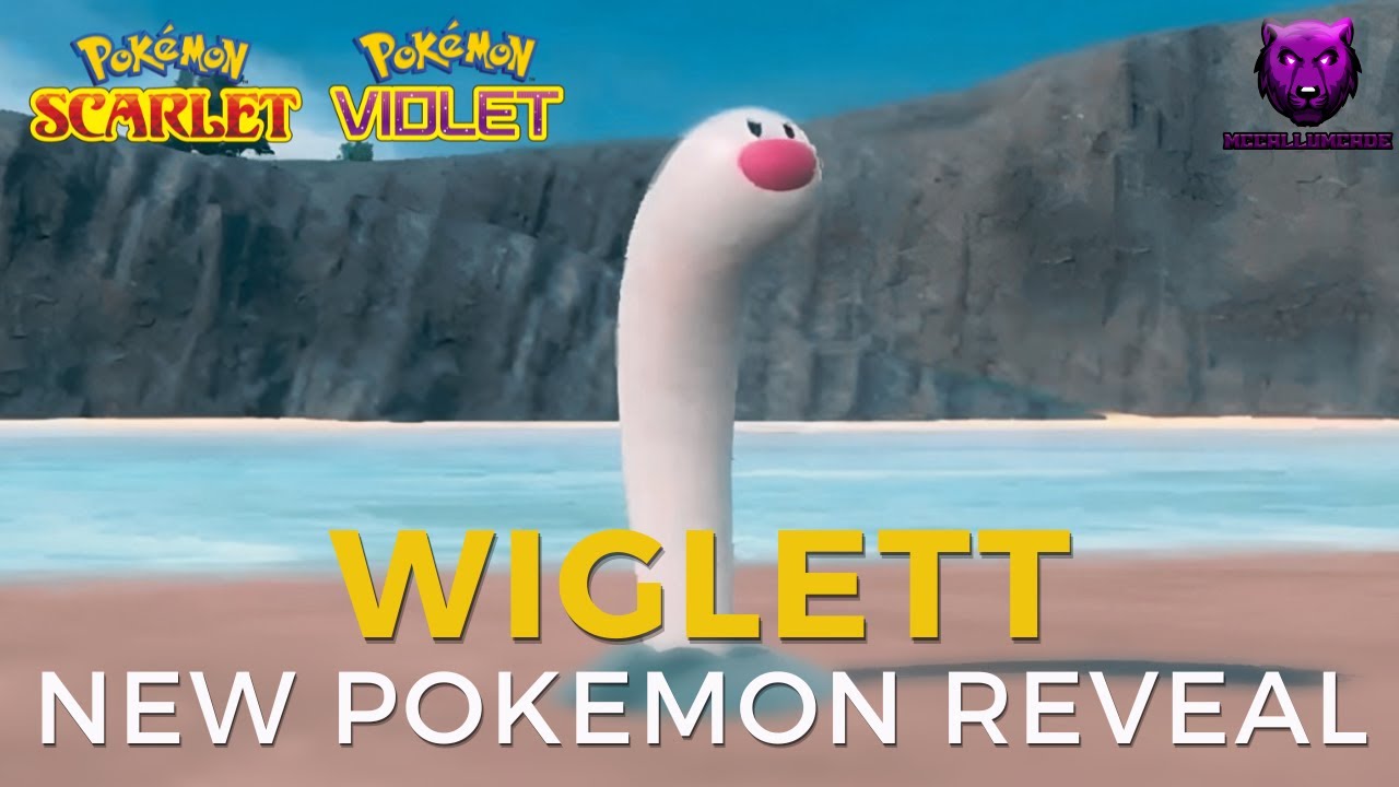 Wiglett - New Water/Ground Pokémon Reveal for Scarlett and Violet - YouTube