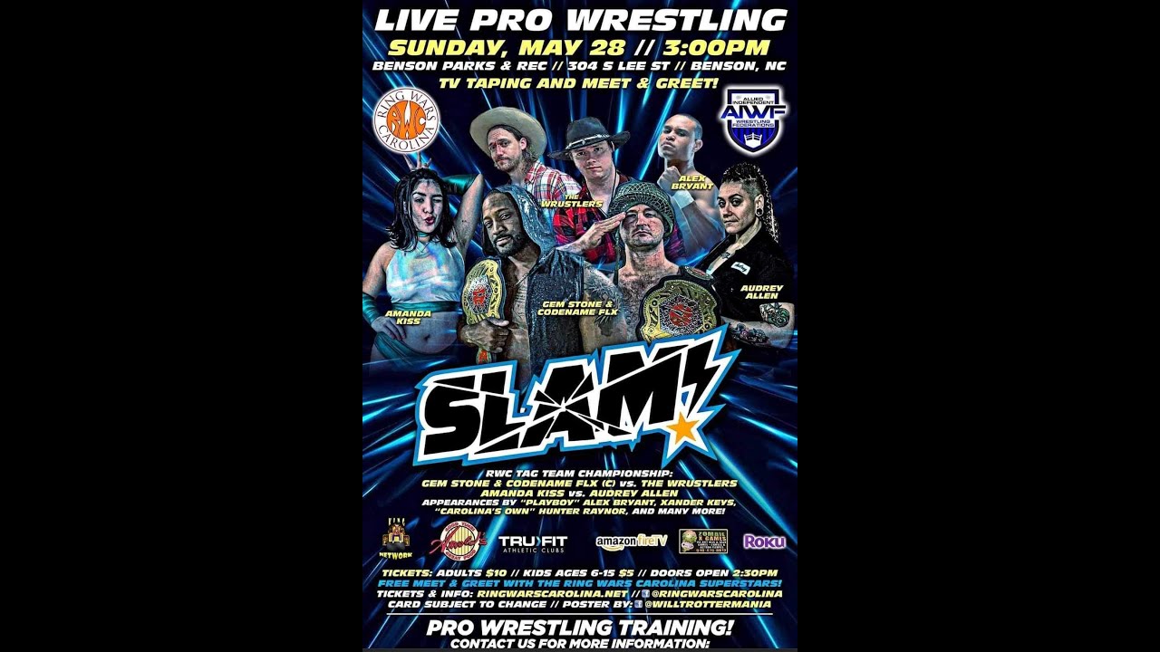 Ring Wars Carolina | "Slam" pt 2 from Benson, NC - YouTube