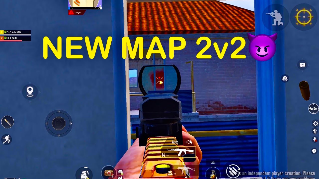 GUN GAME NEW MAP 2v2 😈#pubgmobile - YouTube