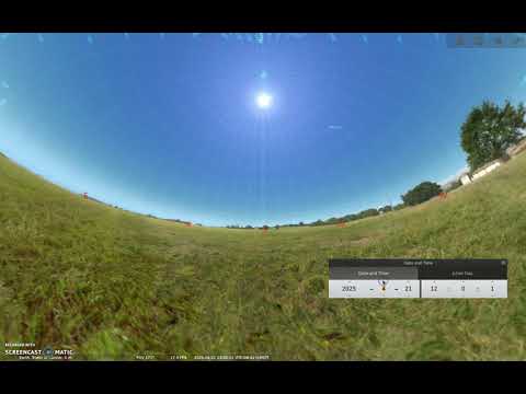 Using Stellarium to show the Sun's path in the sky during the year ...