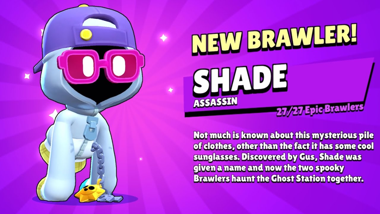 UNLOCK NEW EPIC BRAWLER “SHADE” | #brawlstars @BrawlStars - YouTube